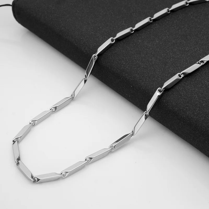 3mm-width-square-chains-length-55cm-316L-Stainless-steel-Necklace-for ...