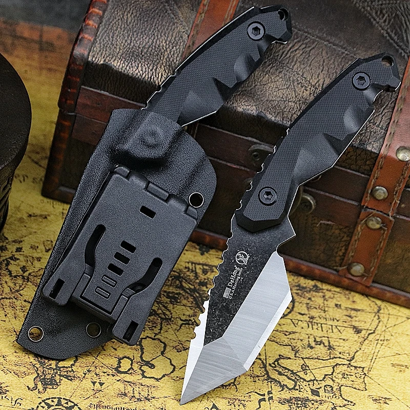 Outdoor Tactical Straight Knife combination series Camping Adventure ...