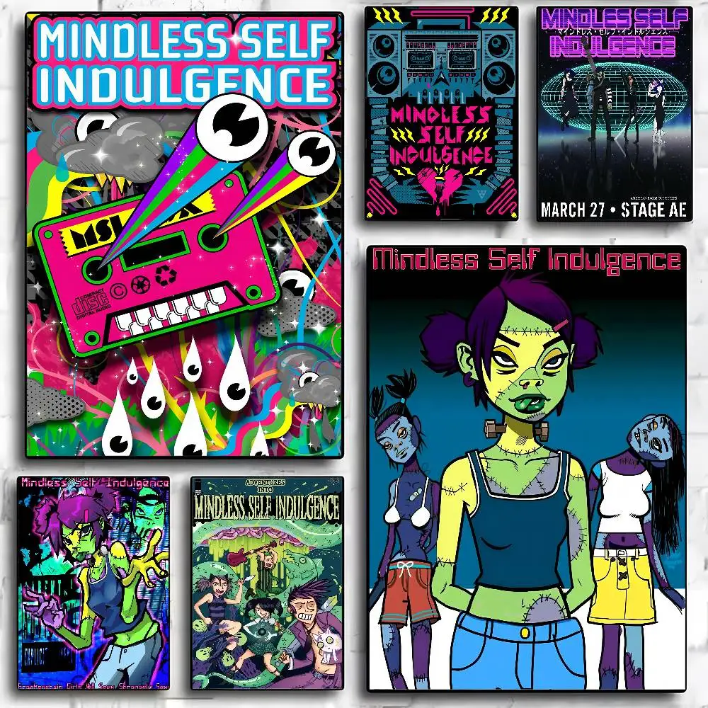 Punk MSI M-Mindless Self Indulgence Poster Hoge kwaliteit Print Home ...