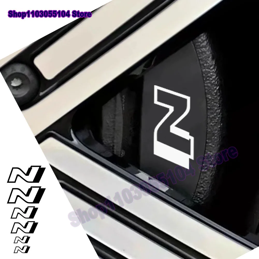 6Pcs-Car-Brake-Sticker-Hi-Temp-Waterproof-Decal-For-Hyundai-N ...