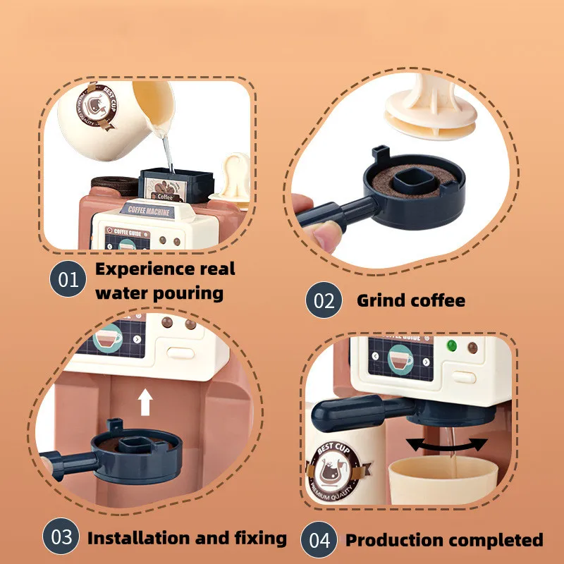 GFI™ Children's Barista Coffee Café Toy Set (2 Options) - Gifts for idea