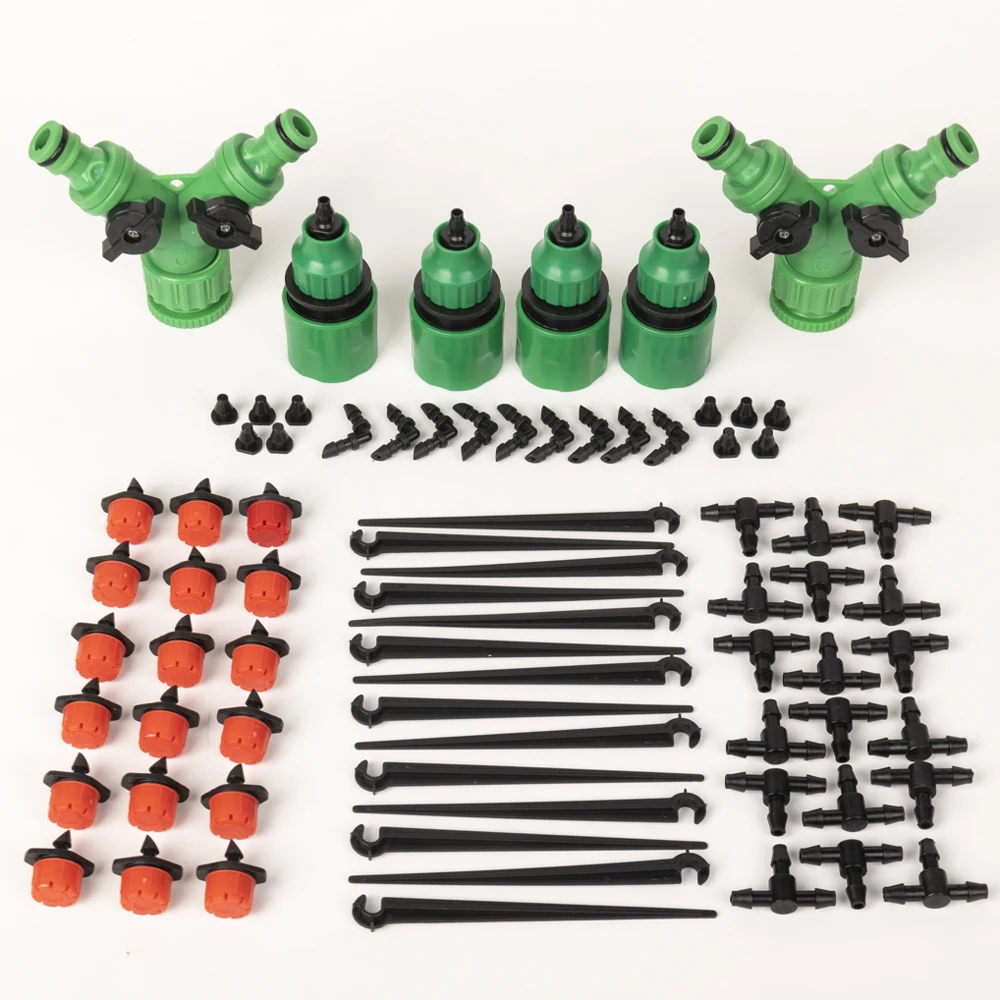 Red Dripper Drip Irrigation System Plant Watering Set Dripper Micro ...
