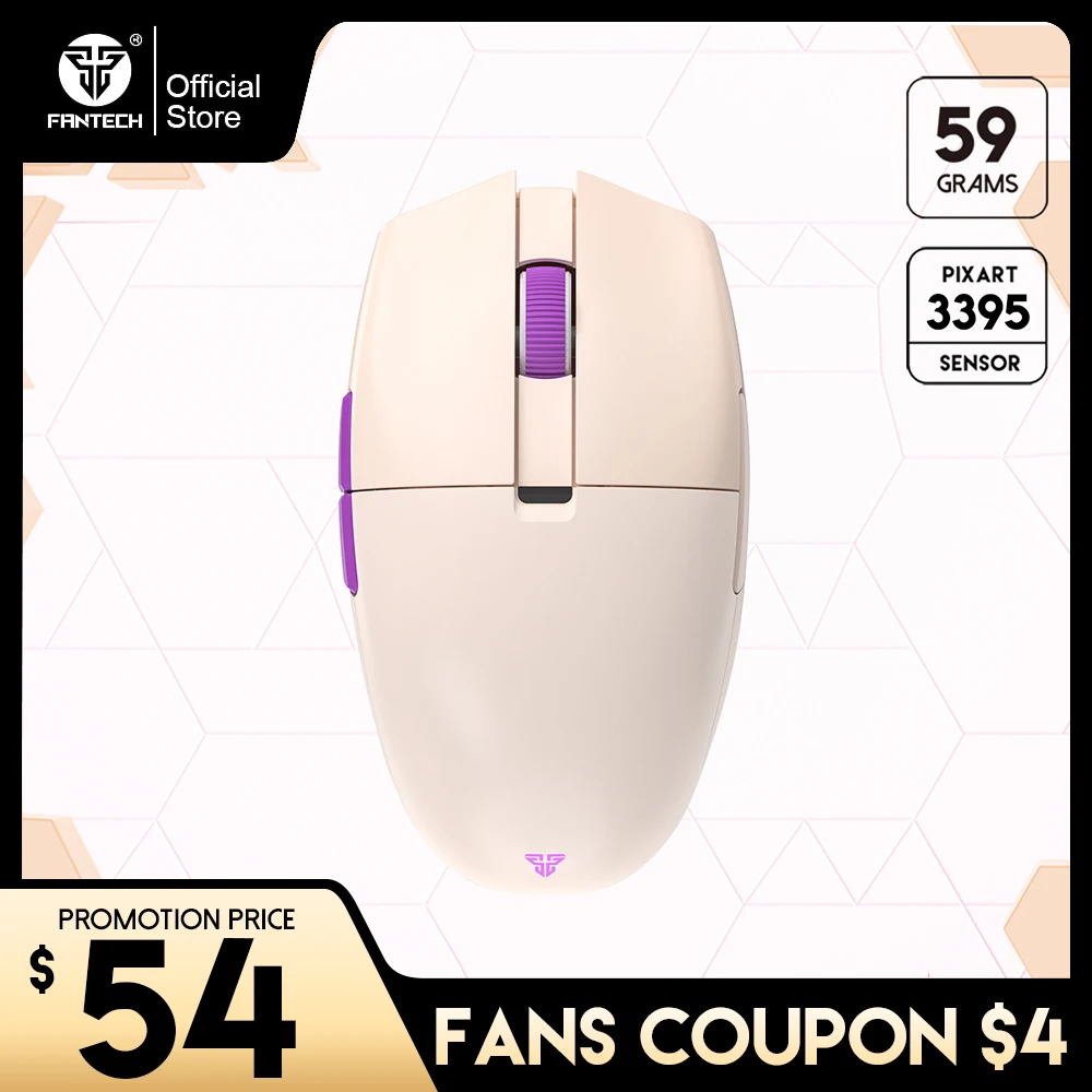 FANTECH ARIA XD7 Wired and Wireless Mouse PIXART 3395 and GM8.0 TTC ...