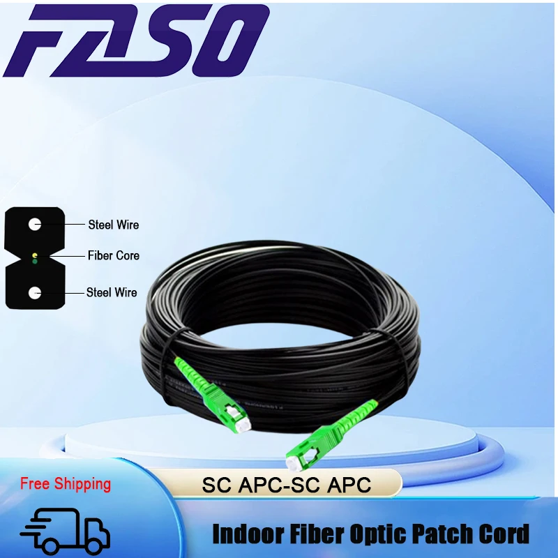 SC-APC-SM-Simplex-G657A1-Indoor-Drop-Cable-Fiber-Optic-Patch-Cord-Fiber ...