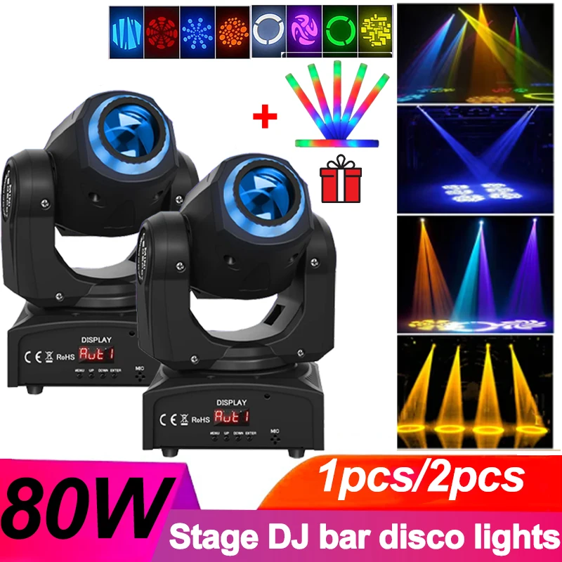 Lights-80W-Moving-Head-Beam-Spotlights-Rotating-Lamp-Dj-Disco-KTV-Stage ...