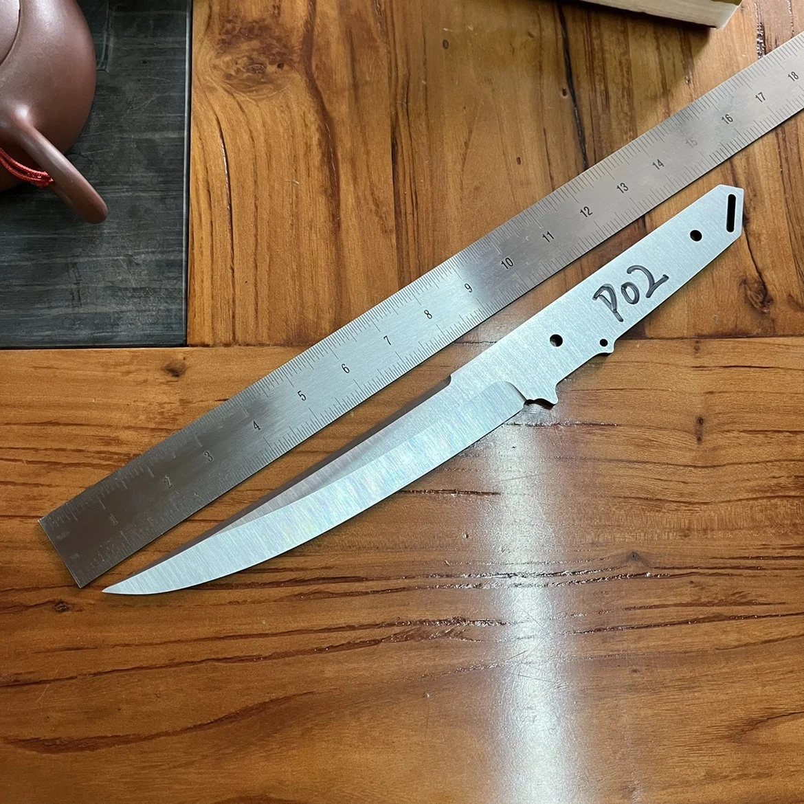 Knife-Blanks-Drop-Point-Blade-HAND-FORGED-stainless-STEEL-FULL-TANG ...