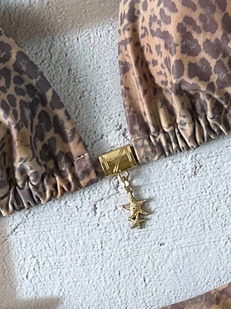 Sexy Leopard Push Up Bikinis Two Piece Bathing Suits 2026 Micro Bikini ...