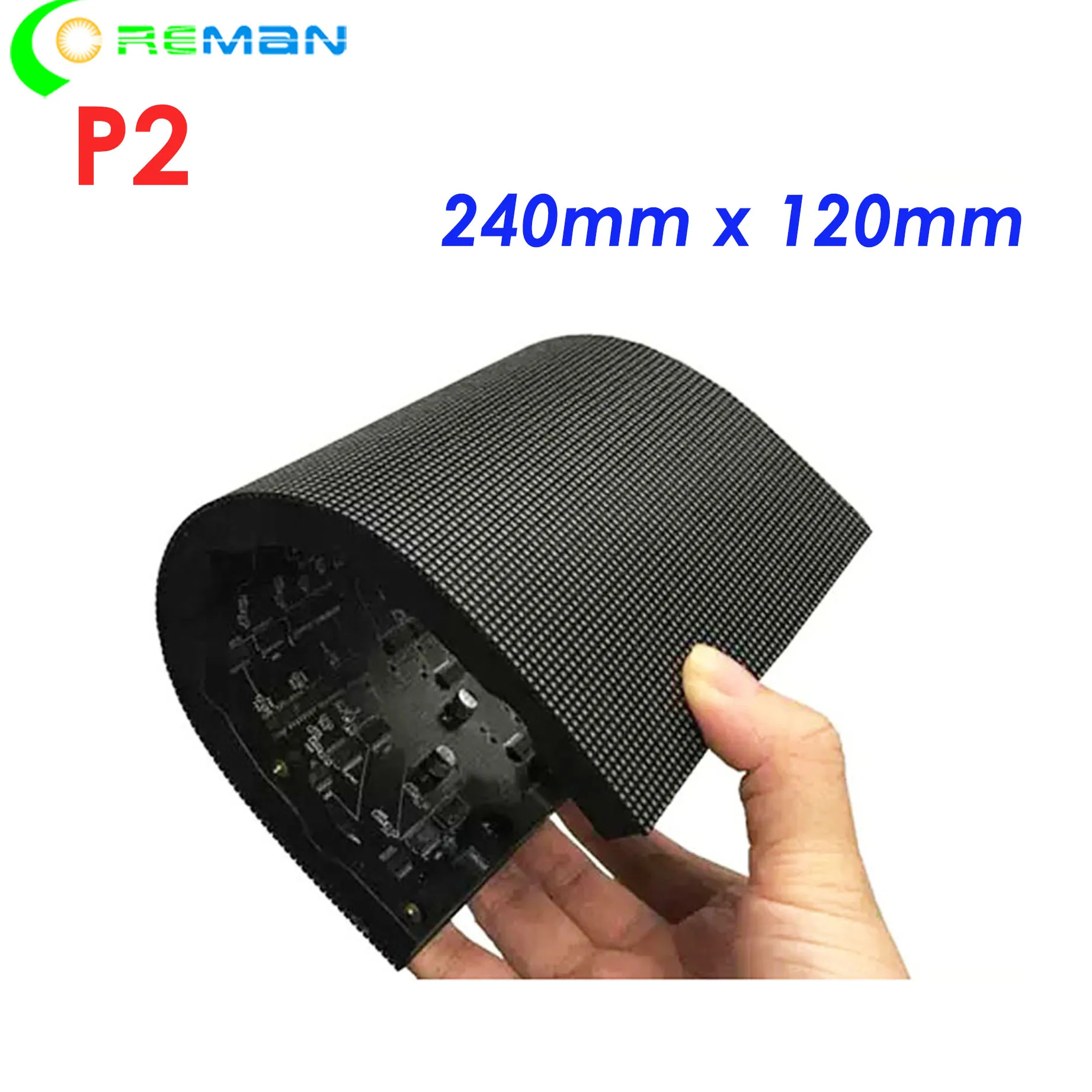 Shenzhen-led-factory-P2-soft-led-module-240x120mm-120x60-hub15-16pin ...