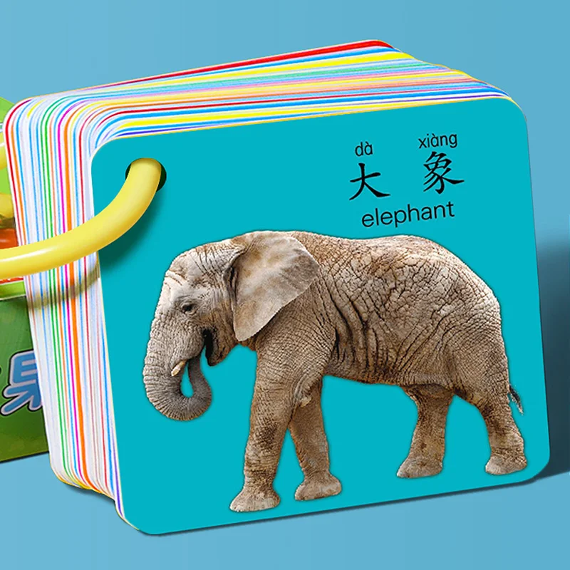 Animal-Card-for-Baby-Children-0-6-Years-Old-Literacy-Card-Montessori ...