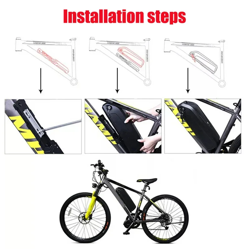 전기자전거 모터 Hailong 전기 자전거 배터리 팩 모터용 Bms 충전기 10c 파워 셀 포함 36v 48v