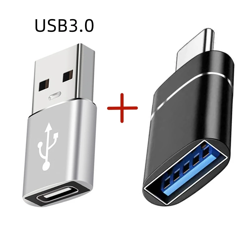 2 szt. Ładowarka Adapter USB3.0 do typu C OTG złącze type c na USB ...