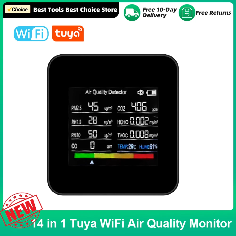 14-in-1-Tuya-WiFi-Air-Quality-Monitor-Indoor-CO2-Detector-CO2-CO-TVOC ...