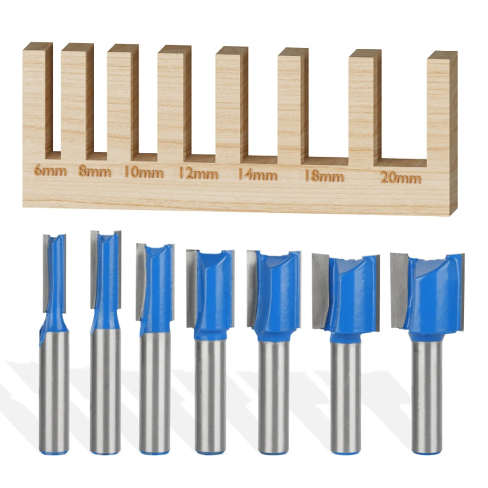 Straight-Woodworking-Router-Bit-Set-fresa-de-carpinteiro-8mm-Shank-6mm ...