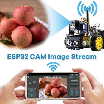 LAFVIN Robot Starter Kit for Arduino Project with ESP32 Camera WIFI ...