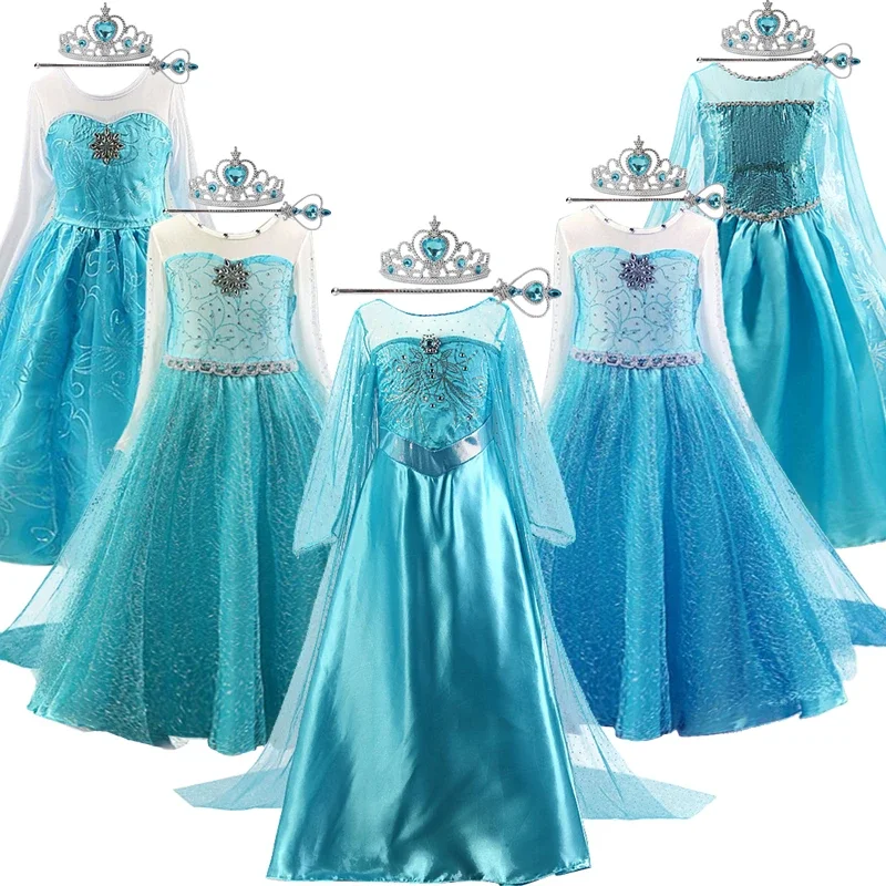 Fantazyjna-kr-lowa-mro-one-Elsa-Anna-kostium-dziewczyna-ksi-niczka ...