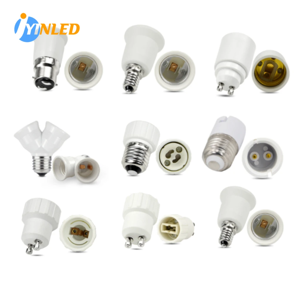 1pc-Gu10-E12-E14-E26-E27-G24-B22-Fireproof-LED-CFL-Lamp-Holder ...