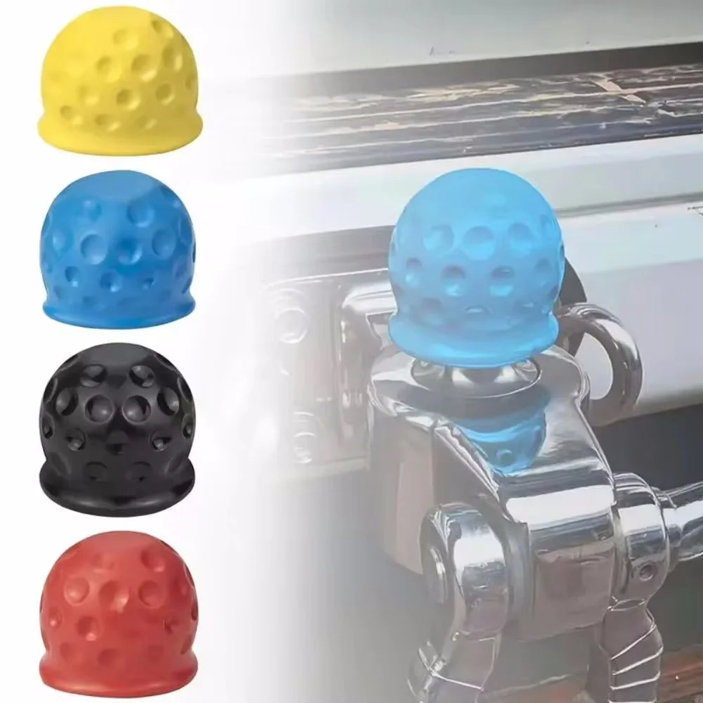 New 4 Colors Universal 50MM Tow Bar Ball Cover Cap Trailer Ball Cover ...