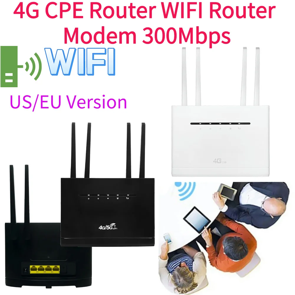 M-dem-enrutador-inal-mbrico-4G-CPE-300Mbp-4G-LTE-WIFI-Router-4-antena ...