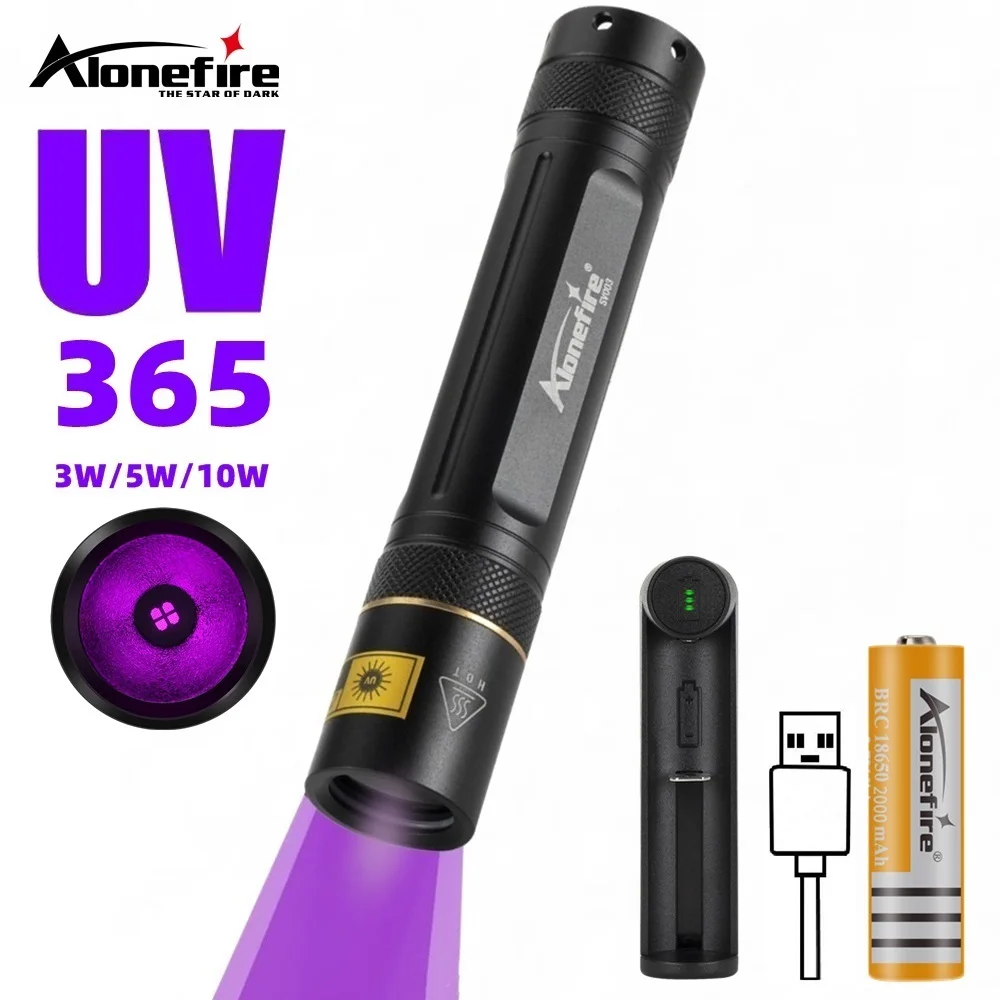 SV003-led-UV-flashlight-10w-Scorpion-Ultraviolet-Light-Money-Detector ...