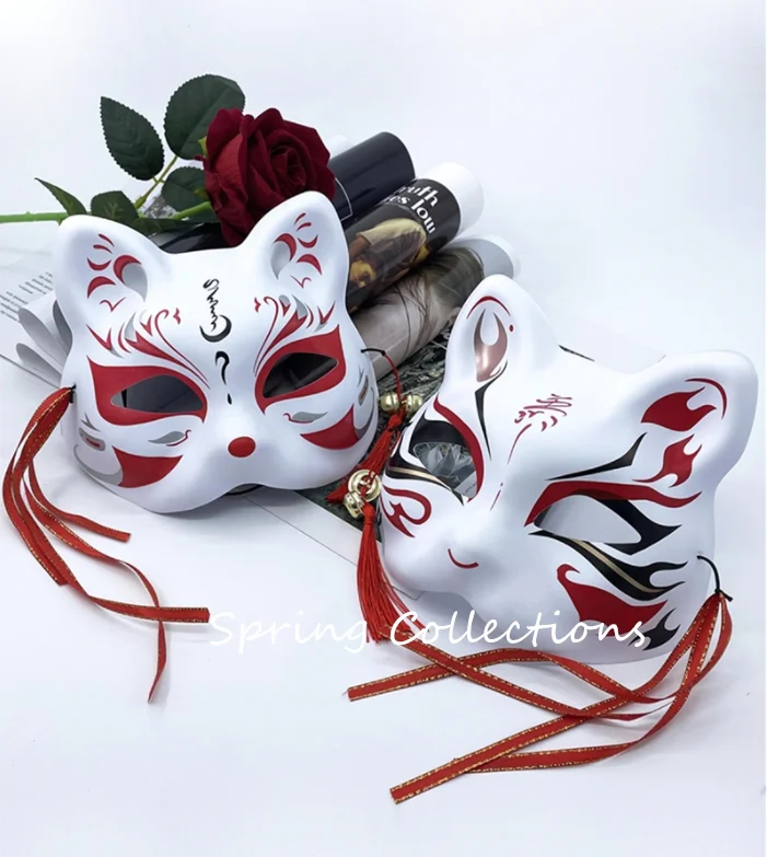 มือวาดจิ้งจอก Endulge ญี่ปุ่น Full Face Pulp สัตว์ฮาโลวีนหน้ากาก ...