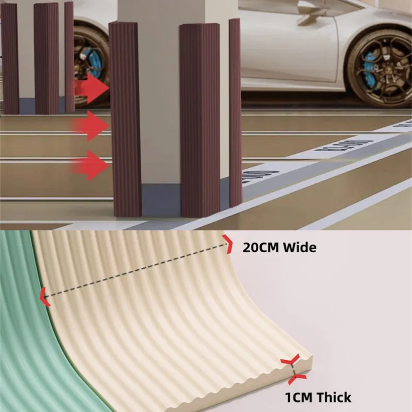 200cm-X-20cm-X-1cm-Garage-Wall-Protector-Car-Door-Protection-Sponge-Pad ...