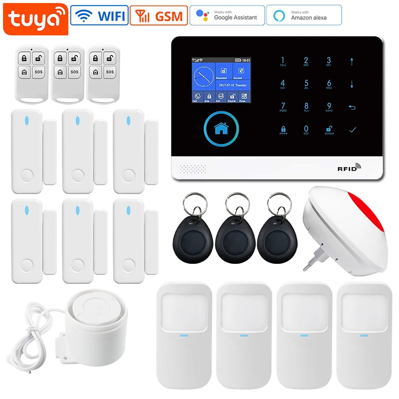 WIFI-GSM-Smart-Tuya-Home-Security-Alarm-System-App-Control-433MHz ...
