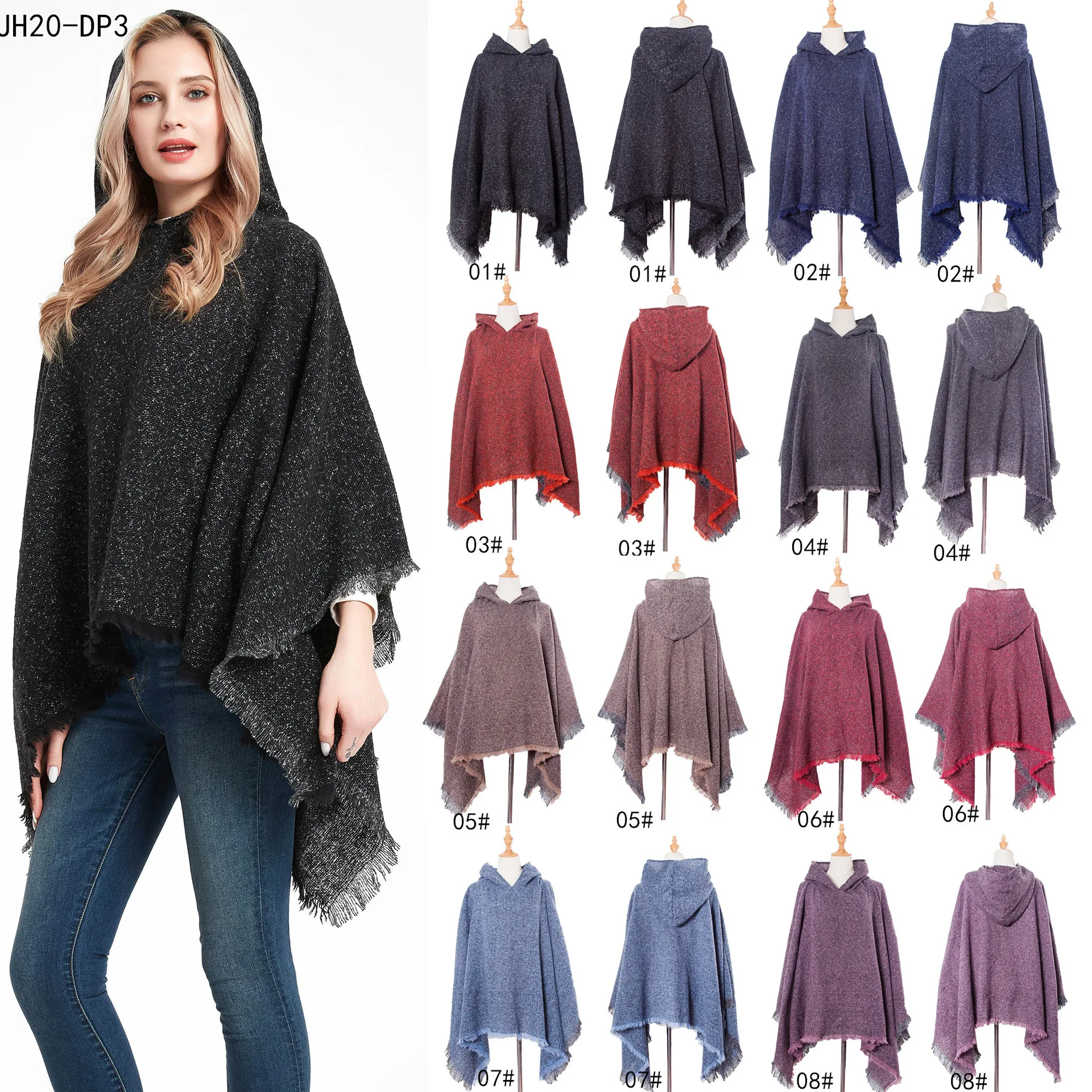 New-Shawl-Spring-Autumn-Women-Hooded-Travel-Photo-Cape-Fashion-Street ...