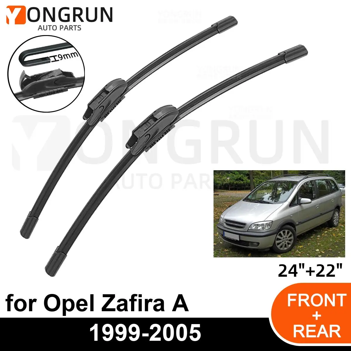 Car-Front-Windshield-Wipers-For-Opel-Zafira-A-1999-2005-Wiper-Blade ...