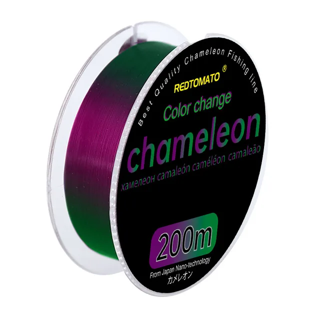 200m Chameleon Fishing Line Monofilament Color Changing Fluorocarbon ...