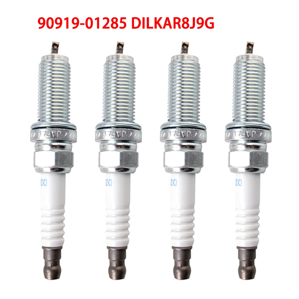 90919-01285-DILKAR8J9G-Dual-Iridium-Spark-Plug-for-Toyota-Corolla-Camry ...