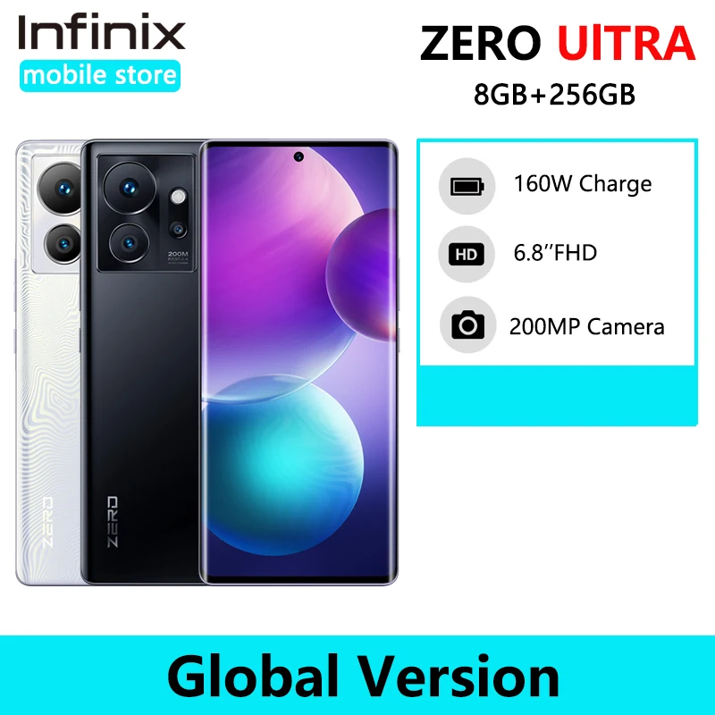 infinix Zero Ultra 5G 8GB 256GB Smartphone D920 6nm 5G Processor 180W ...