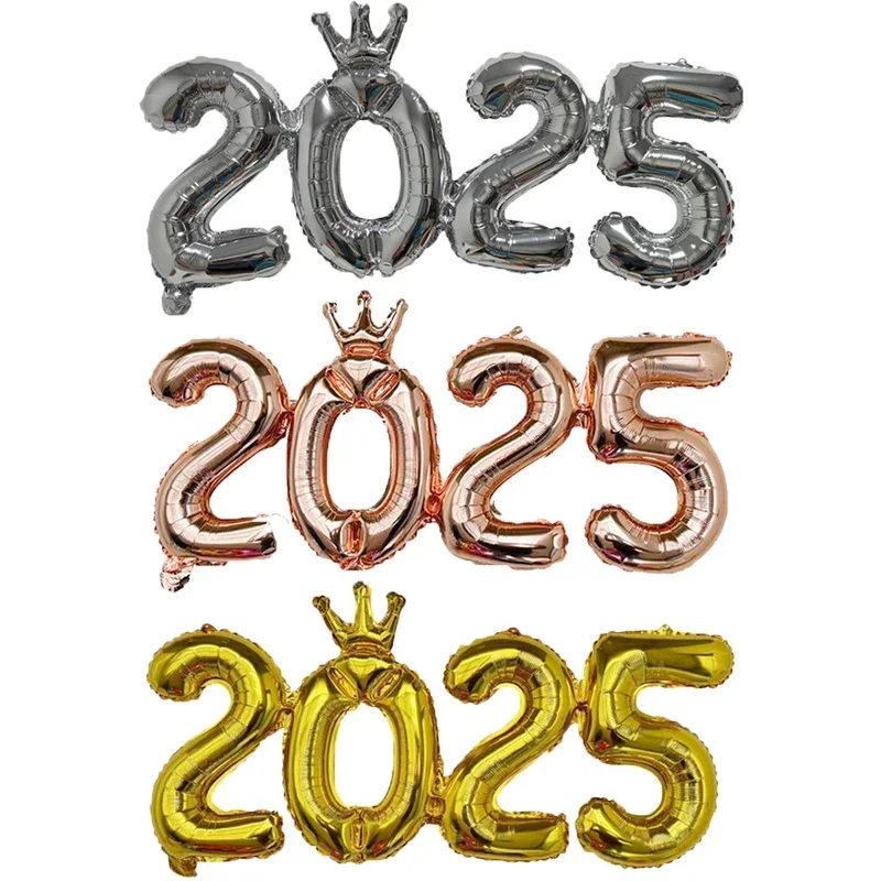 1pc-16inch-Connection-Crown-2025-Number-Foil-Balloons-New-Year-2025 ...