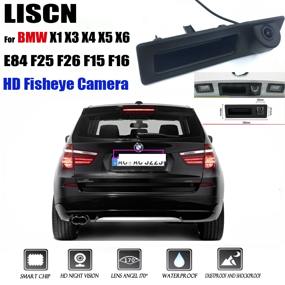 For Bmw X1 X3 X4 X5 X6 E84 F25 F26 F15 F16 Hd Night Visioin Car Rear ...