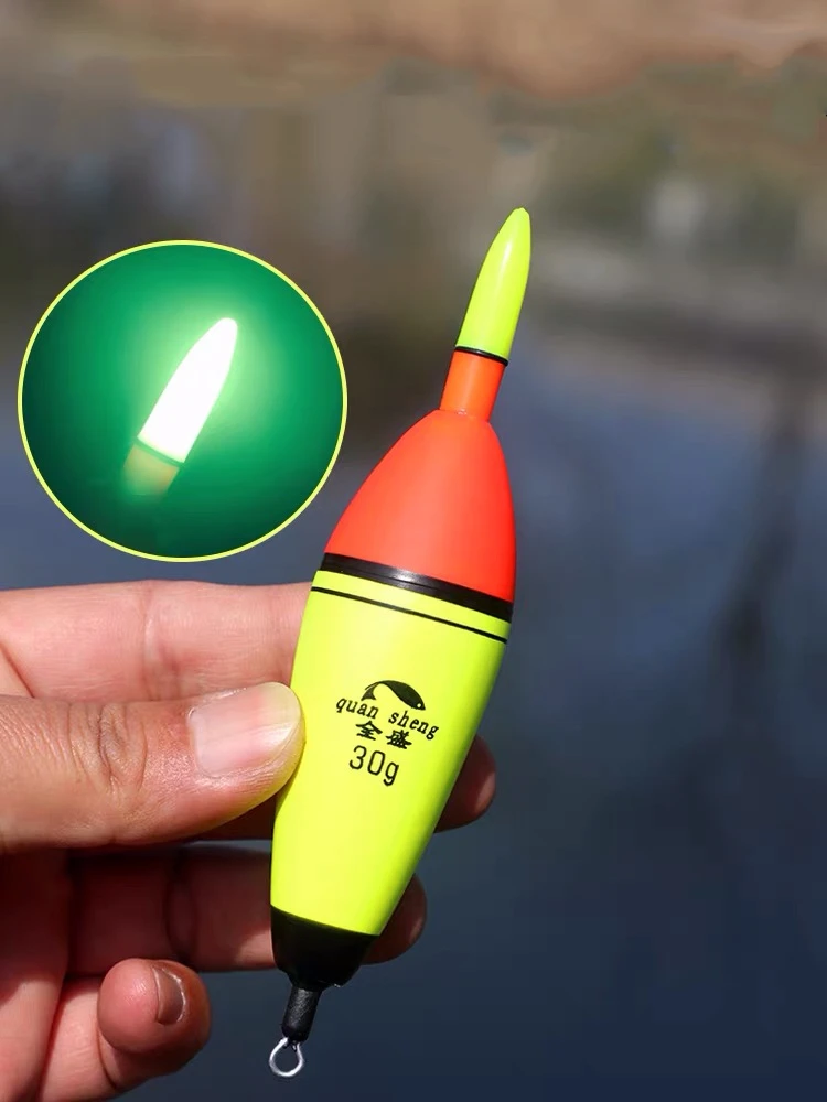 1pc Luminous Buoyancy 10g-100g Green Light Night Electronic Light ...