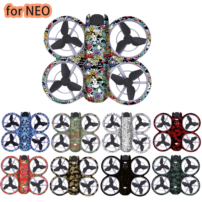 Decorative Decals for DJI NEO Drone Stickers Colorful Skin for DJI Neo ...