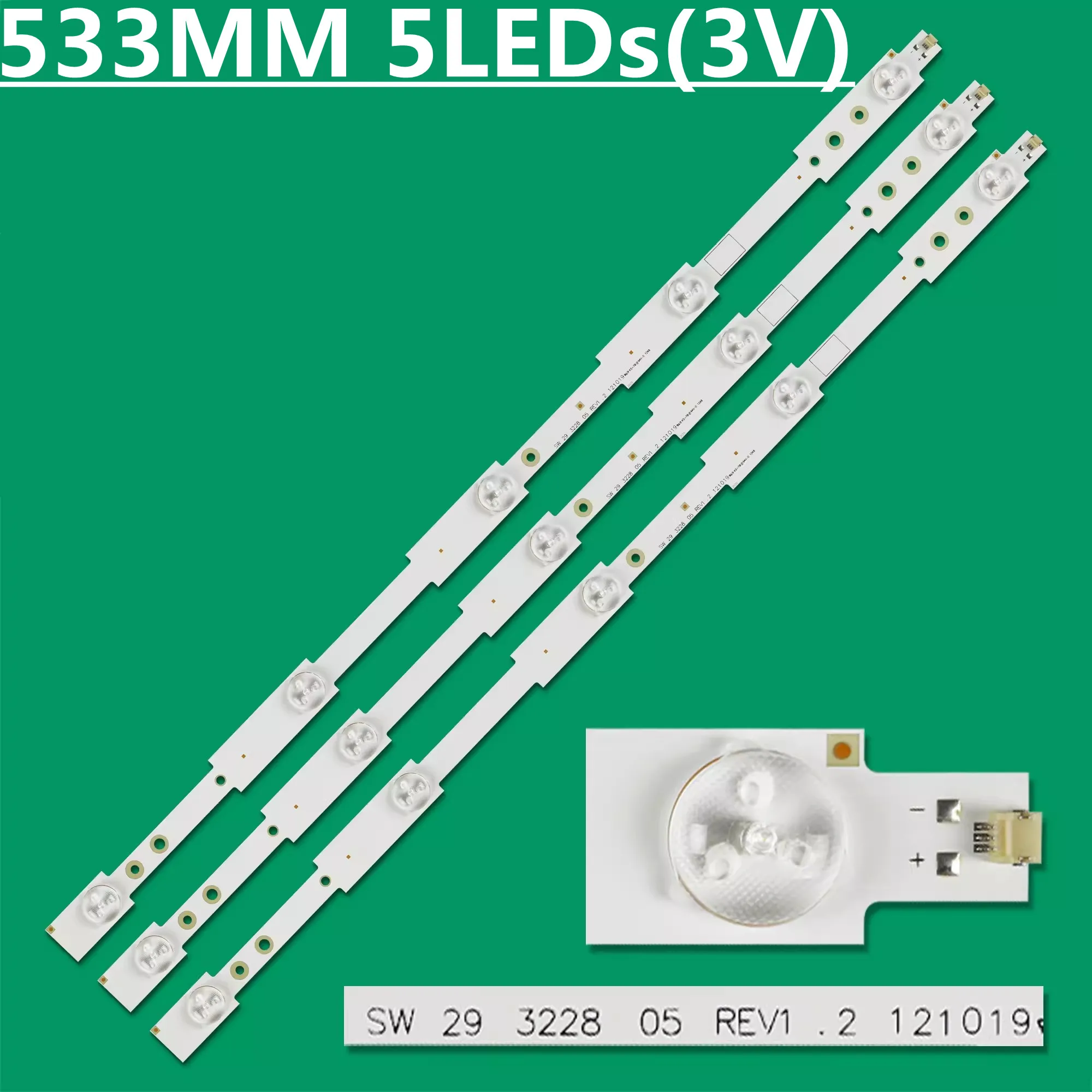 532mm LED Backlight Strip 5lamps For 29 inch SW 29 3228 05 REV1.2 ...