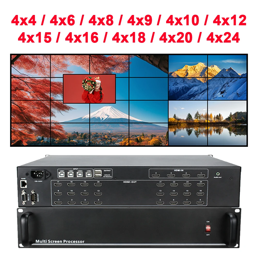 Multi-screen-screen-splicing-processing-server-Video-wall-processor-4K-video-For-HDMI-seamless ...