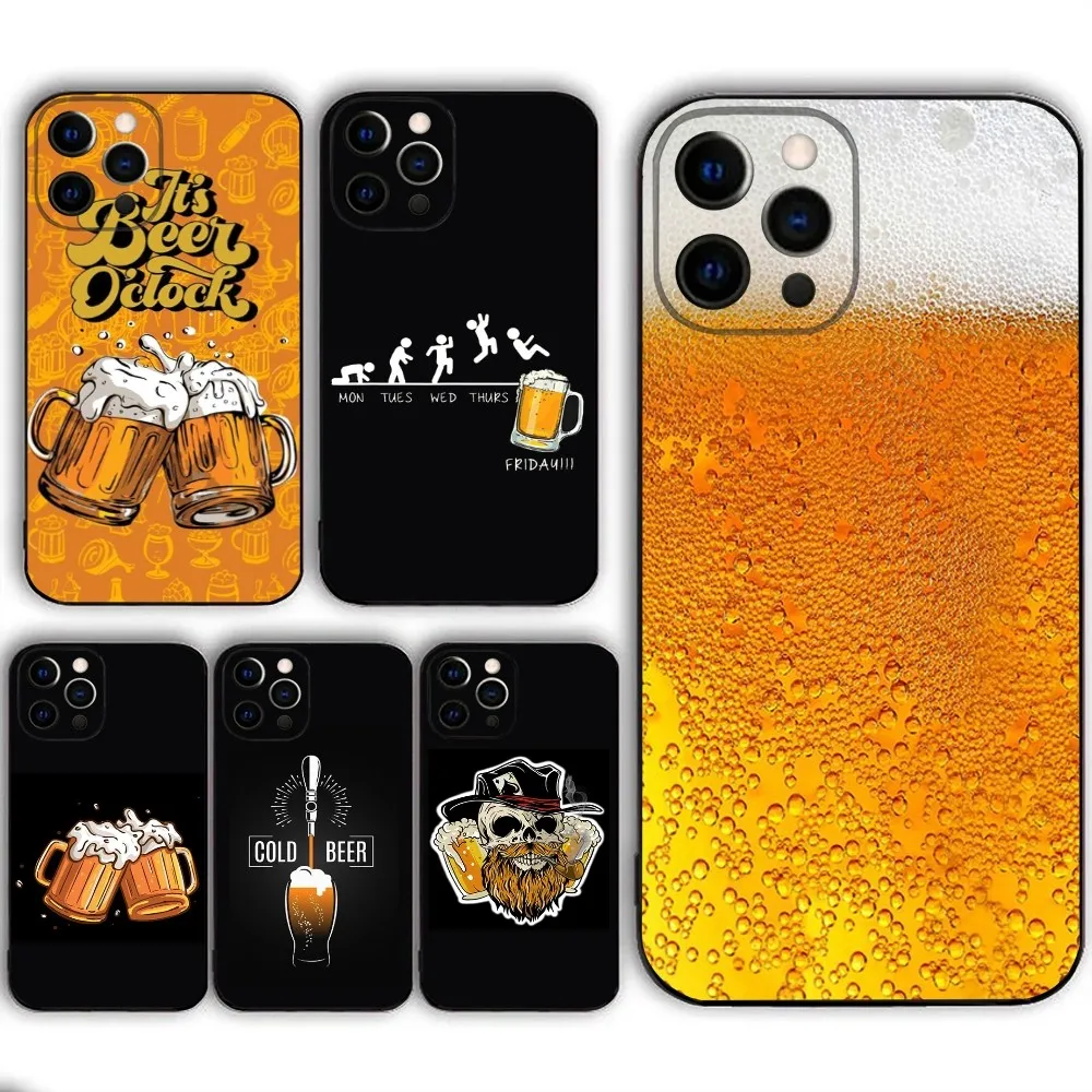 Beer Print Phone Case For IPHONE 15,13,14,12,Mini ,11, Xr, X ,Xs Pro ...