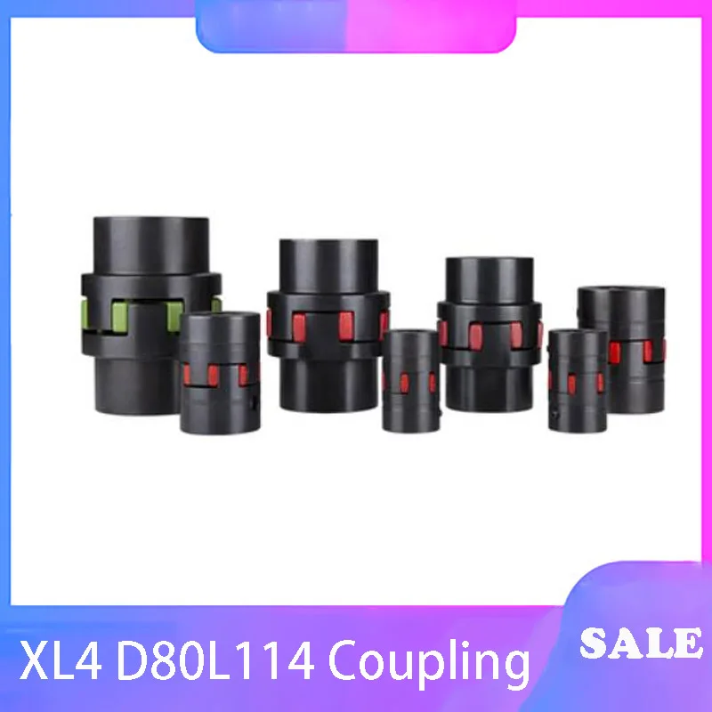 New-XL4-D80L14-High-Torque-4-Jaw-Steel-Plum-Coupling-Coupler-12mm13mm ...