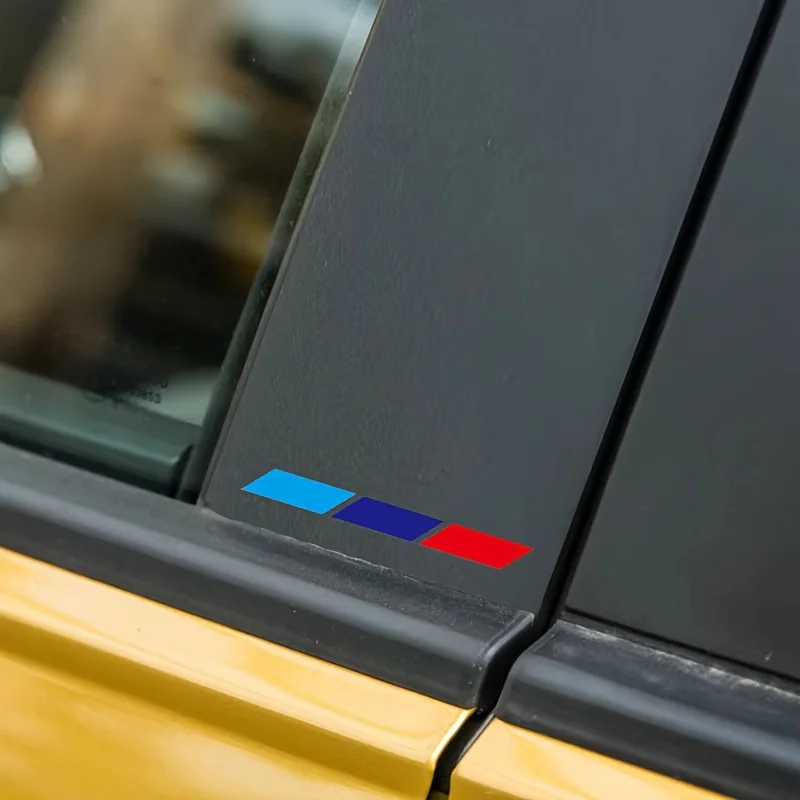 4Pcs-Vinyl-M-Colored-Stripe-Decals-For-BMW-Performance-G10-G20-G30-E91 ...