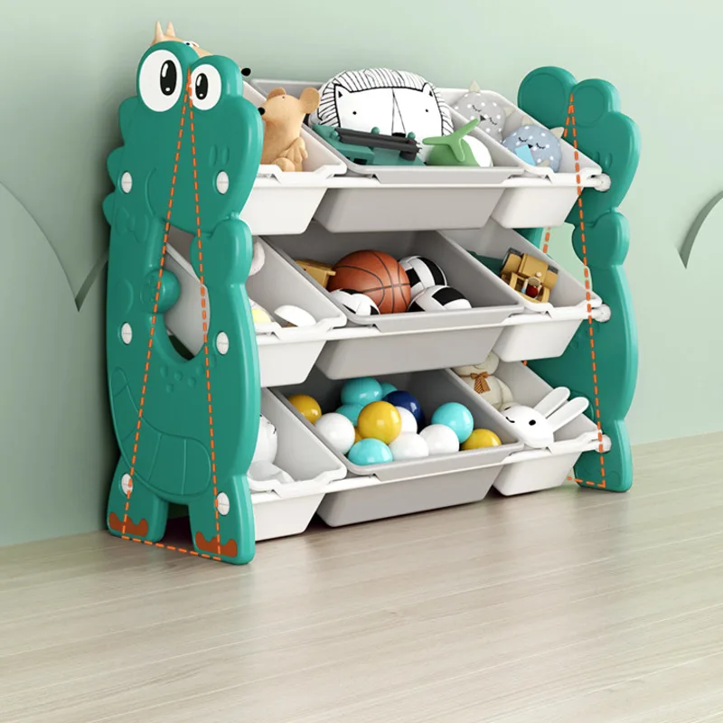 Children's Bookshelf Storage Rack Integrated Baby Picture Book Rack ...