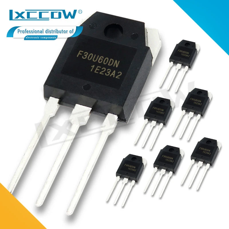 5 peças FF60UP30DN TO 3P FFA60UP30DN F60UP30DN FFA60UP20DN FFA30U60DN ...