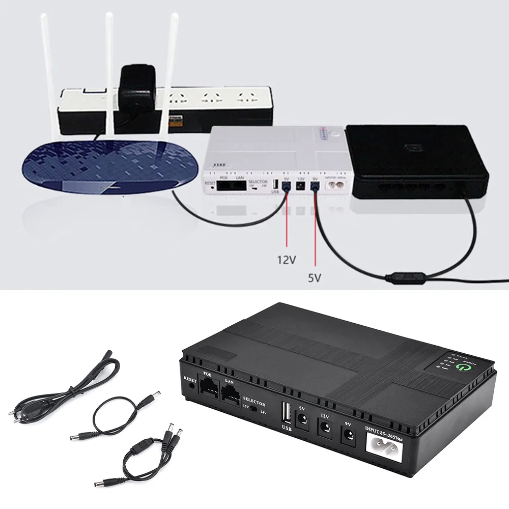 Router-UPS-Mini-dengan-adaptor-kucing-optik-catu-daya-cadangan-DC-tanpa ...