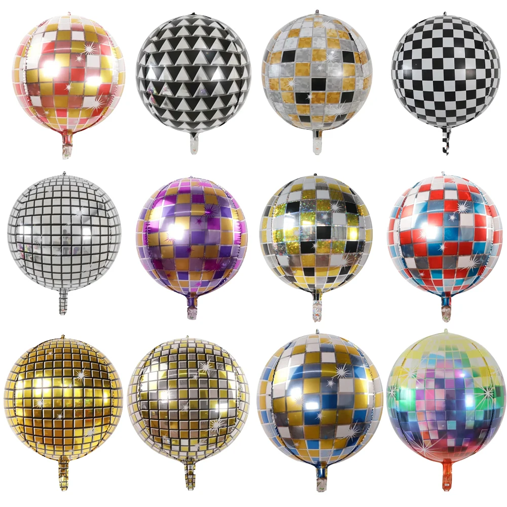 22-Inch-Disco-Ball-Balloons-Party-Decor-4D-Aluminum-Foil-Balloon-for ...