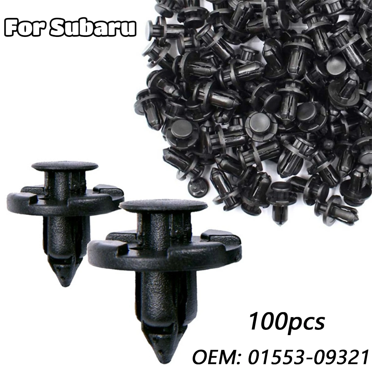 100PCS-8mm-Retainer-Clips-Fender-Liner-Rivet-Fasteners-for-Subaru ...