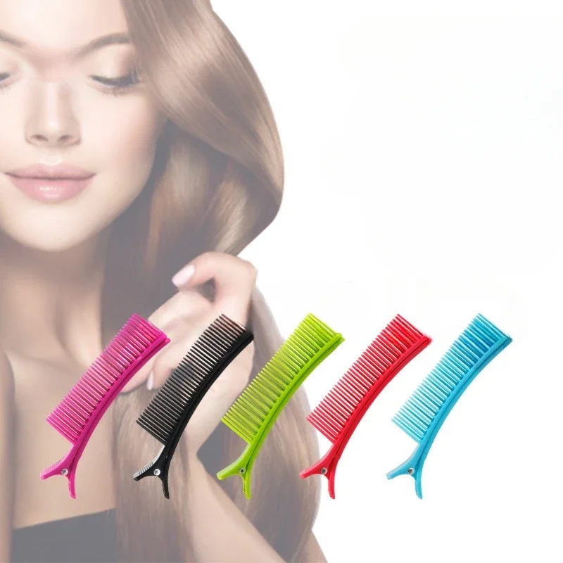 1PC-Plastic-Hair-Clip-with-Comb-Teeth-Clip-Dye-Perm-Hair-Separate ...