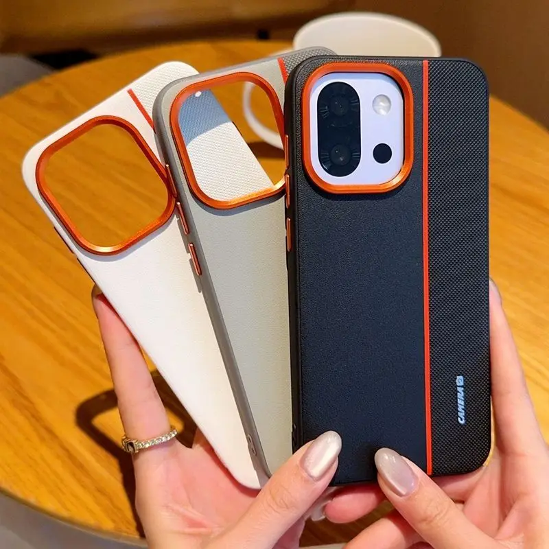 For OnePlus 13s 13T 13 13R Case custom made Luxury Colorblock Leather ...