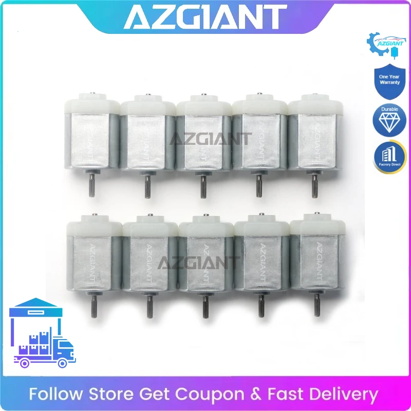 AZGIANT Small Electric Motor FC130 DC 3V -12V 18000RPM High Speed Carbon Brush Car Accessories ...