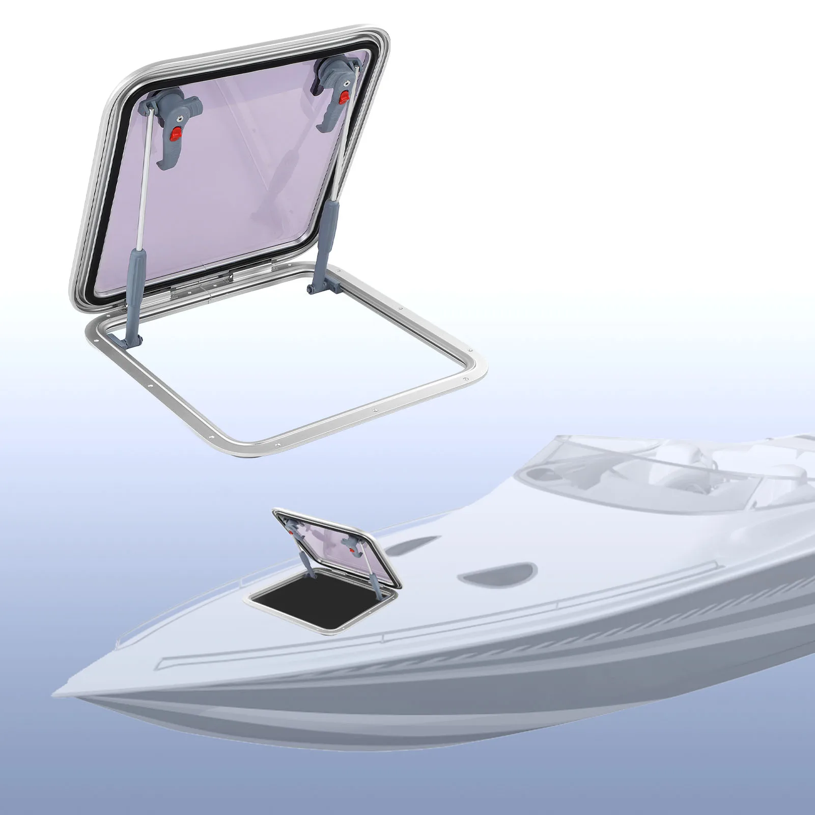 500-500mm-Boat-Porthole-Window-Sealed-Waterproof-UV-Resistant-Square ...