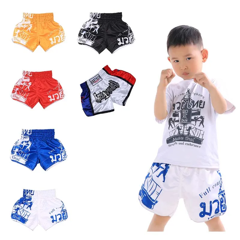 Children-Sanda-Uniform-Mma-Shorts-Fight-Wushu-Sanda-Suit-for-Kids-Thai ...